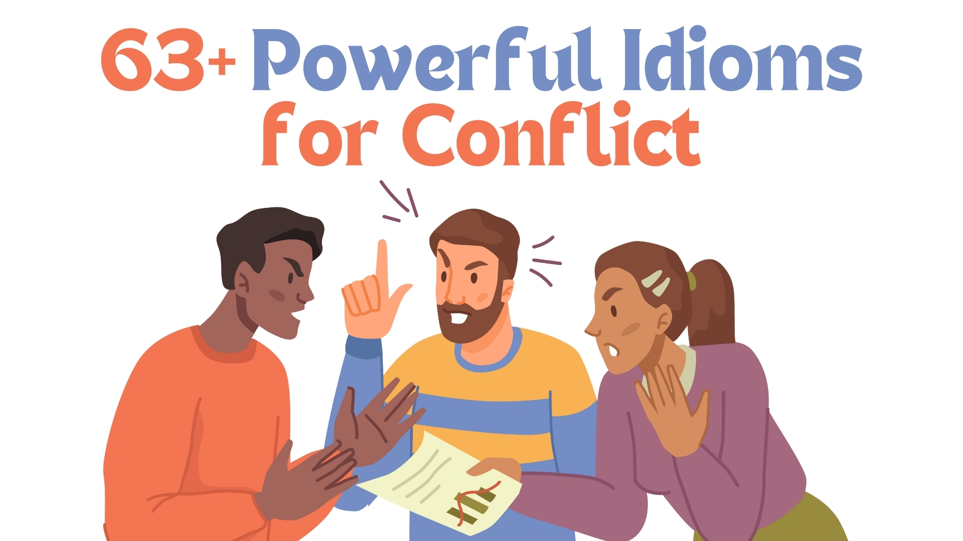 63+ Powerful Idioms for Conflict with Meanings and Examples